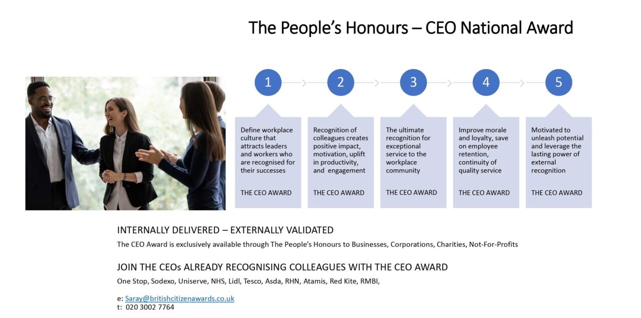 CEO Honours - The British Citizen Award